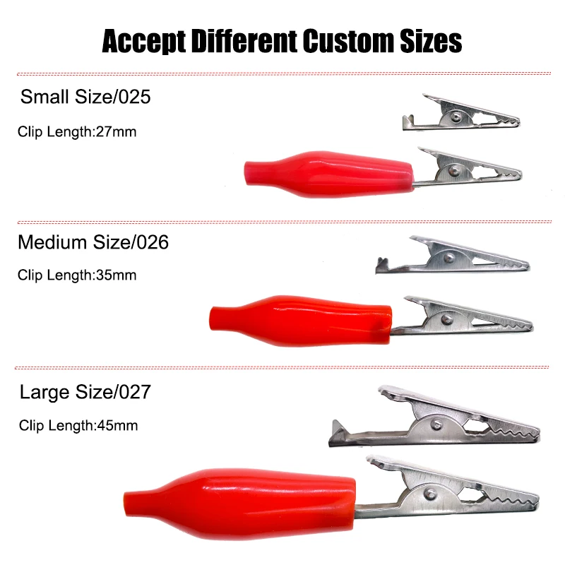 Best Selling 10 Pieces And 5 Colors Alligator Clips Cable For ...