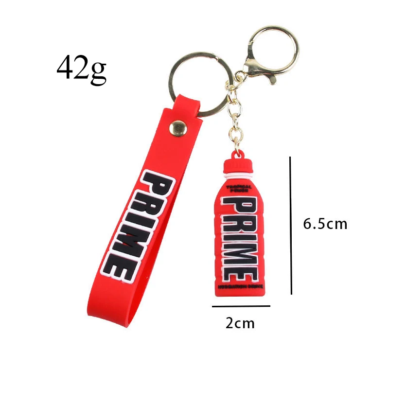Lilangda 2023 New Cute Cartoon Prime Key Chain Soft Pvc Keychain Drink ...