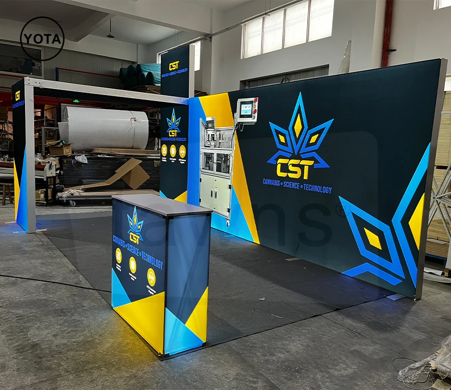 Tawns Exhibition Booth System Portable Modular Illuminating Backlit ...
