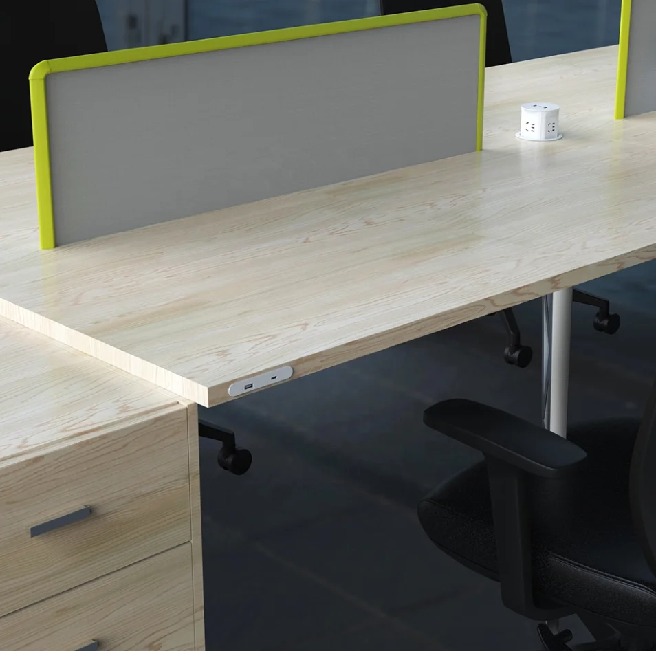 Rectangular Dual USB Type C Chartger USB 3.0 5V 3A Sofa Office Desk ...