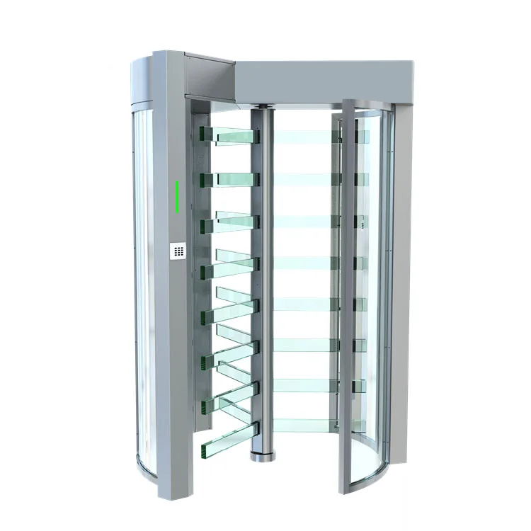 Turnstile Revolving Id Card Access Control System Full Height Double ...