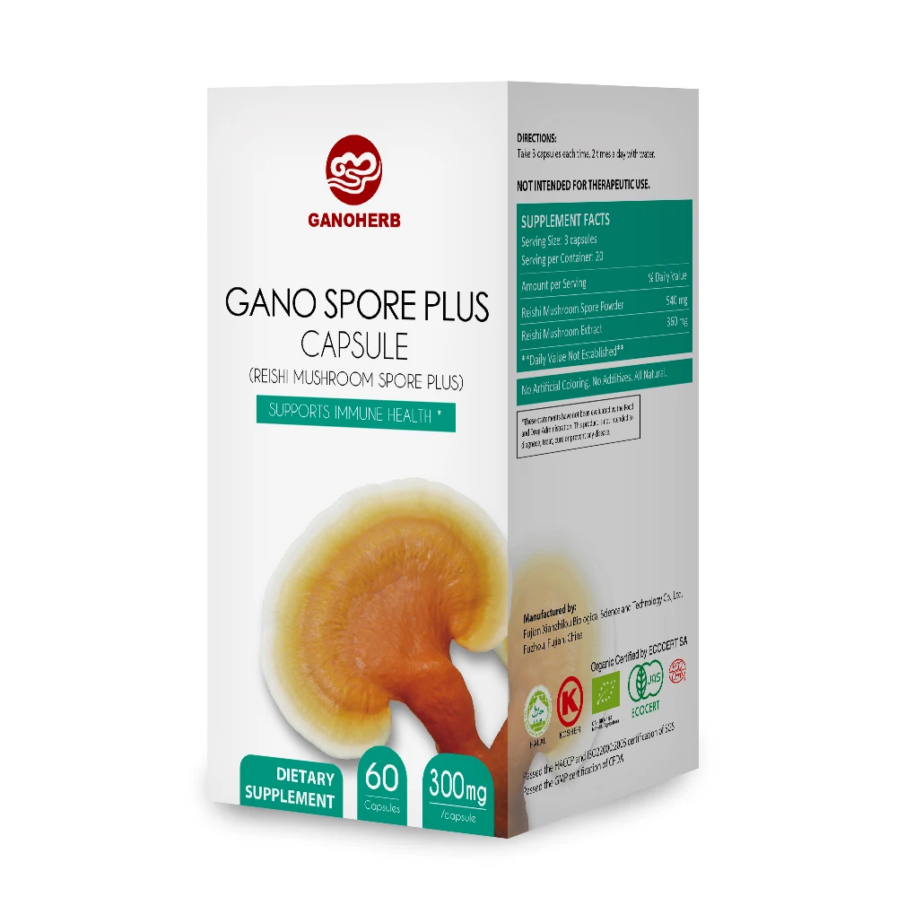 Oem Immunity Booster Ganoderma Lucidum Spores Powder Softgel Lingzhi ...