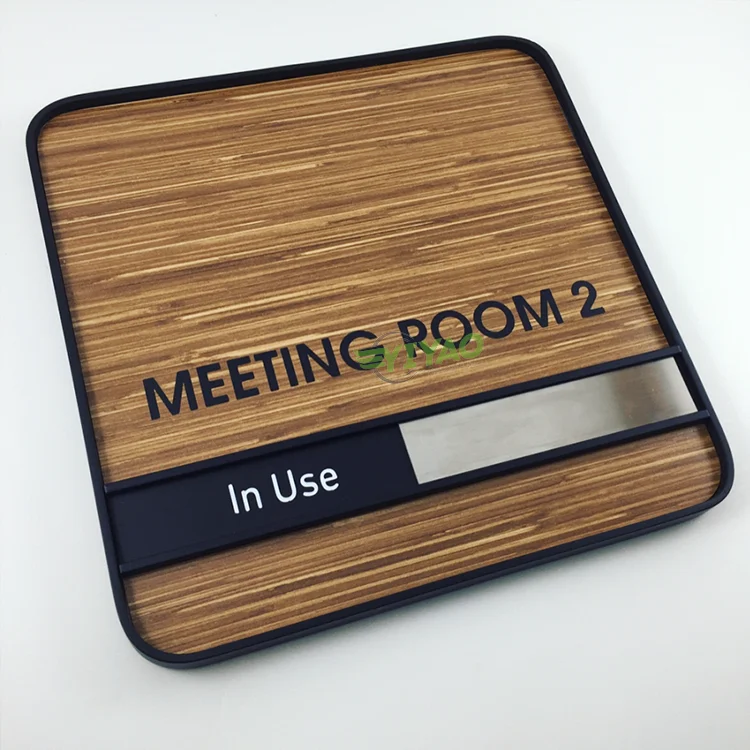 Yiyao Adhesive Custom Made Office Building Name Plate Meeting Room Sign ...