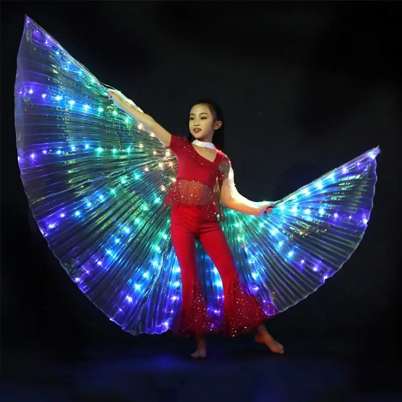 Kids LED Light up Wings for Dance Performance - Belly Dance