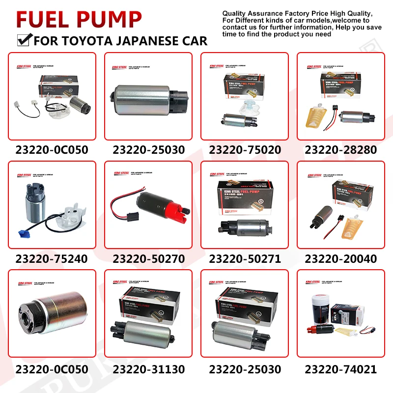 Alibaba.com: KING STEEL 23221-0Y040 Fuel Pump for TOYOTA COROLLA YARIS ...