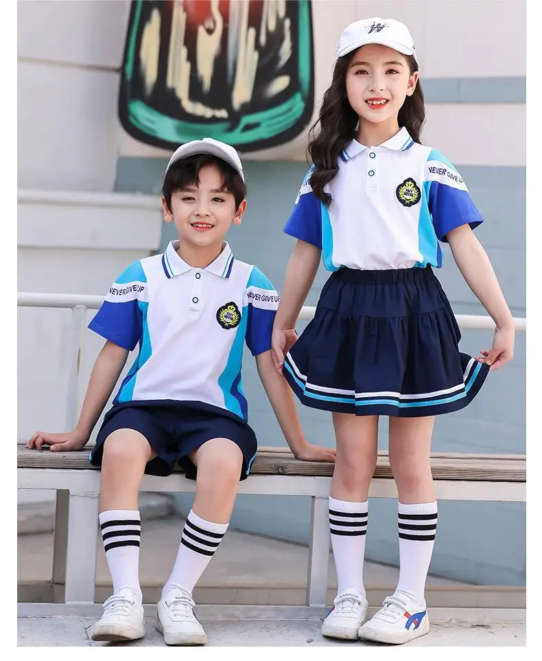 2023 Custom Design Logo Summer Primary School Uniforms Kindergarten ...