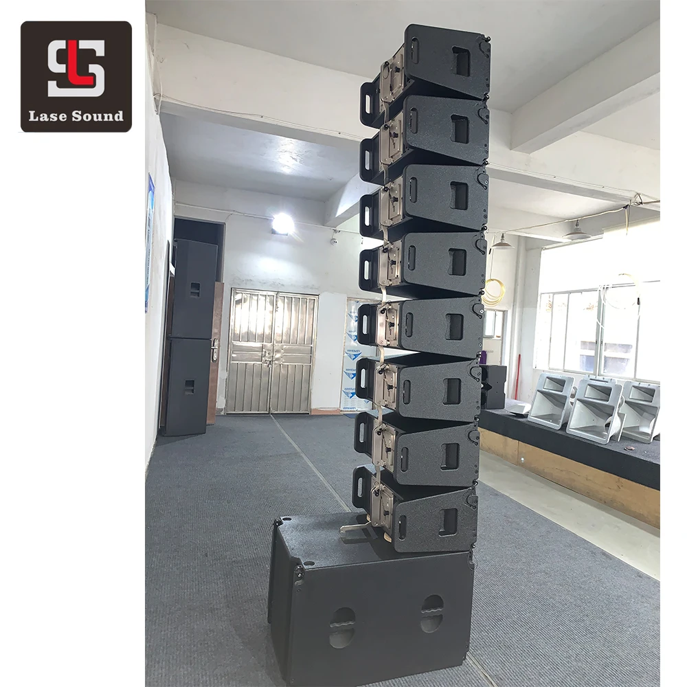 Small Line Array Dual 10 Inch Line Array System 8pcs Top With 2sub Line ...
