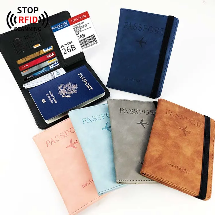 Wholesale Multiple Passport Wallet Rfid Blocking Passport Holder Luxury ...