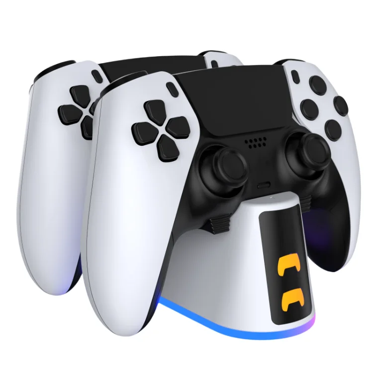 Handle Charging Dock With Led Light Display Handle Socket Dual Charging ...