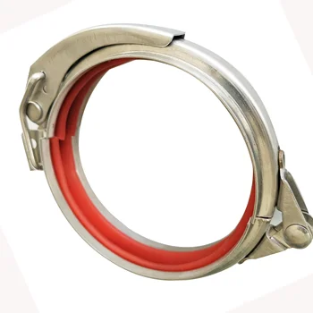 200mm Stainless Steel 304 Quick Locking Ring Clamp For Round Clip Duct ...