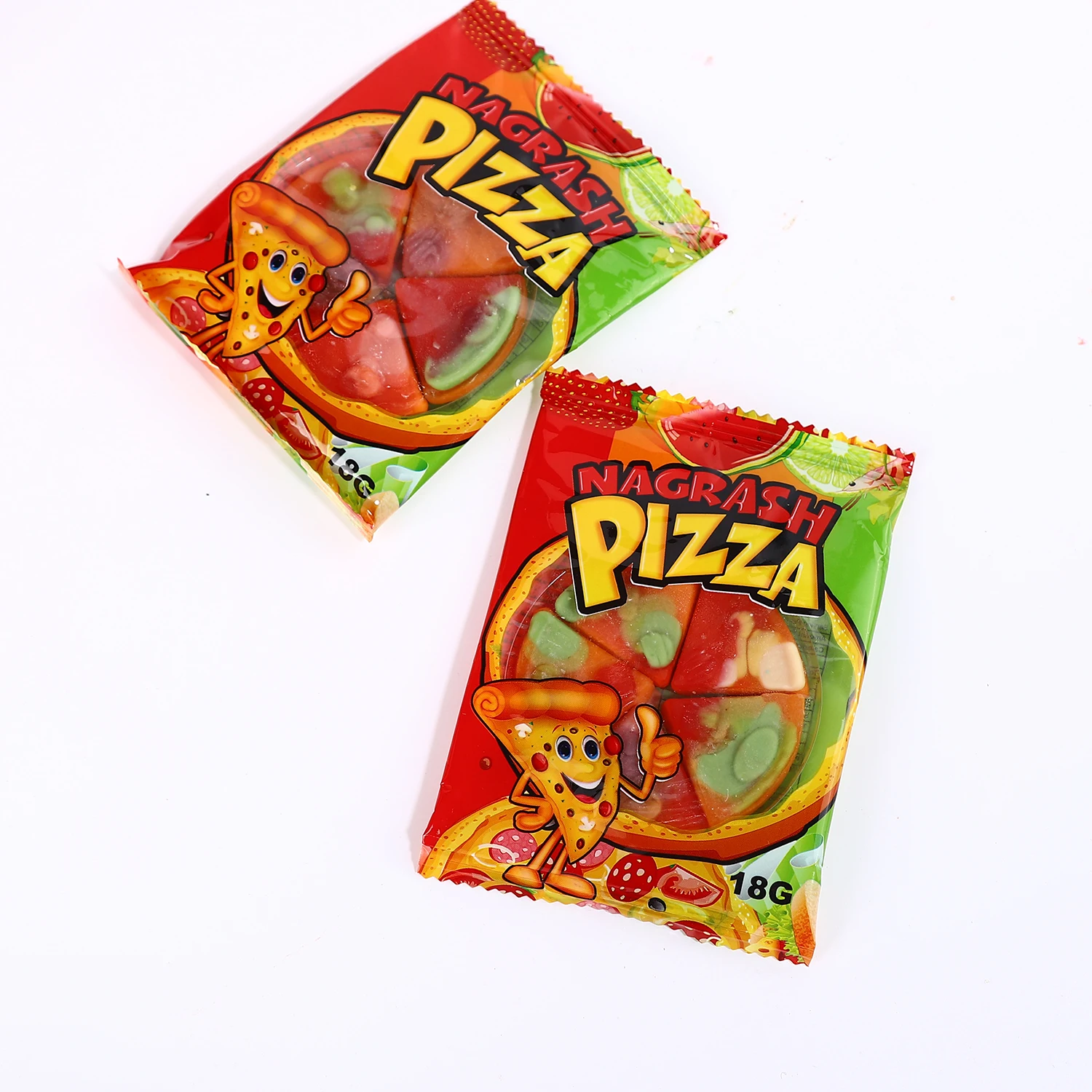 Halaljelly Pizza Candy - Fruity Gummy Sweets for All Ages
