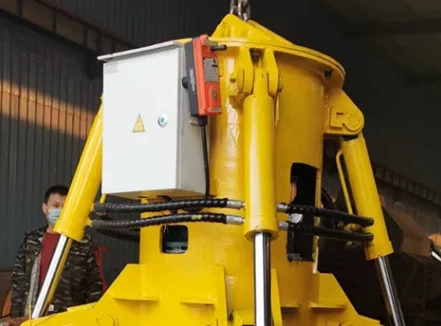 High Quality Electrical Grab with Excavator and Capstan Crane