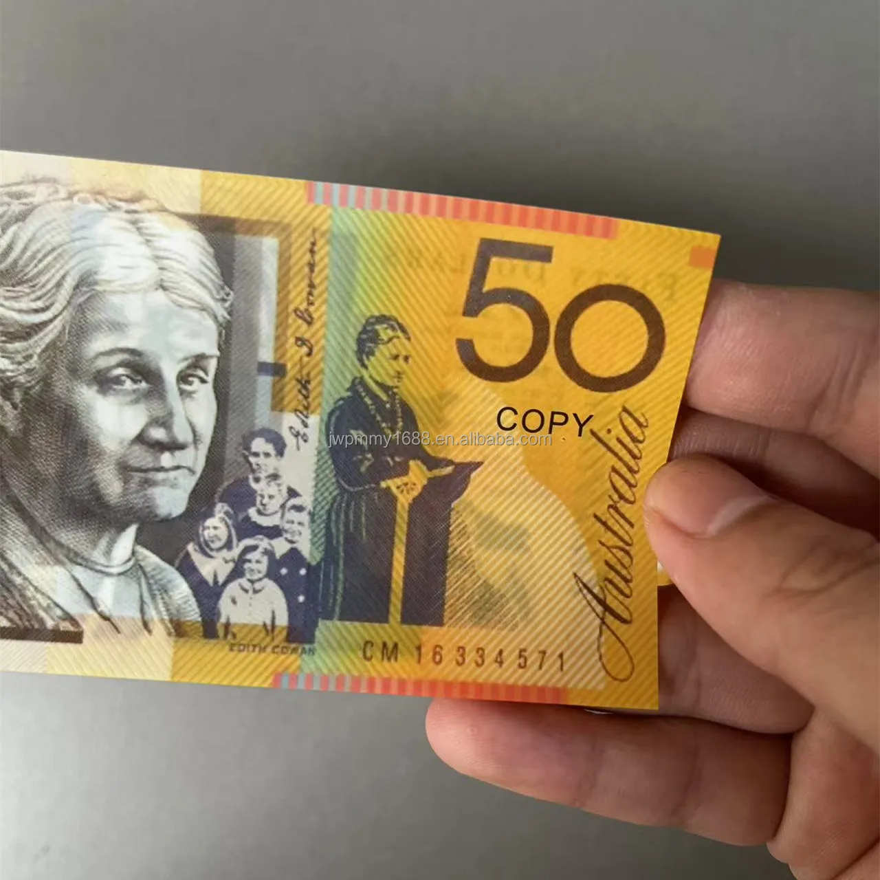Transparent Polymer AUD Australian Prop Money Notes 20 50 100 Dollar ...