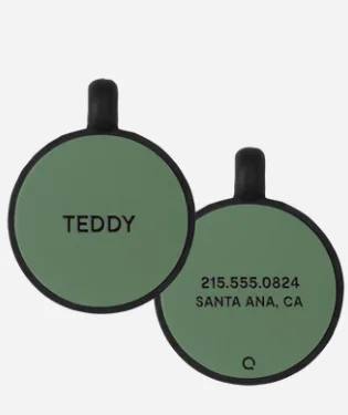 2022 New Design Glow Silicone Name ID Tag Reflective Tags for Cat and Dog