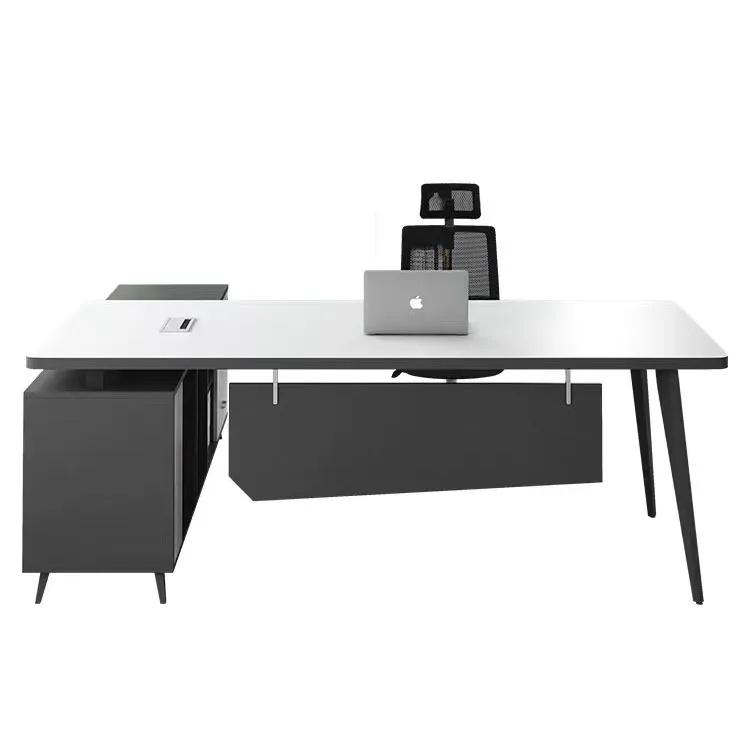 Moderno Simple Bamboo Manager Desk For Boss Commercial Office Or Home ...