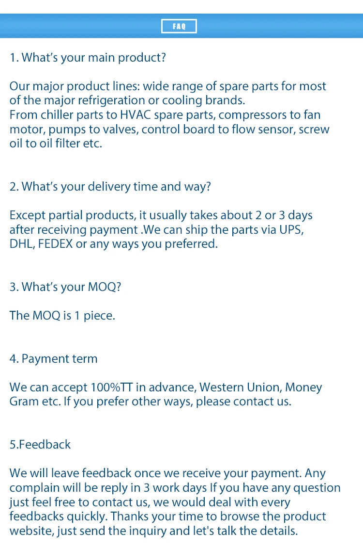 Carrier Chiller Spare Parts - Water Flow Switch SC050R