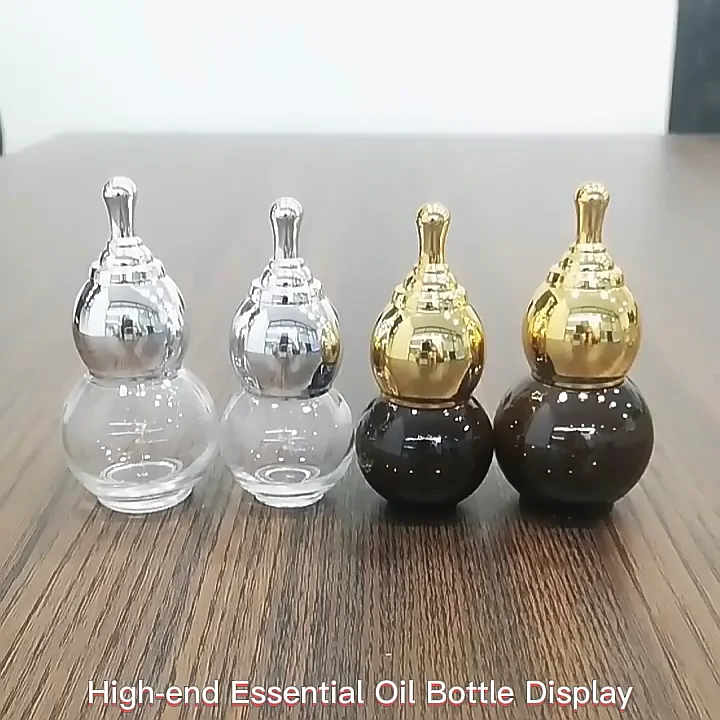 Calabash Gourd Shaped Empty Unique 10ml 20ml 30ml 50ml 100ml Amber ...