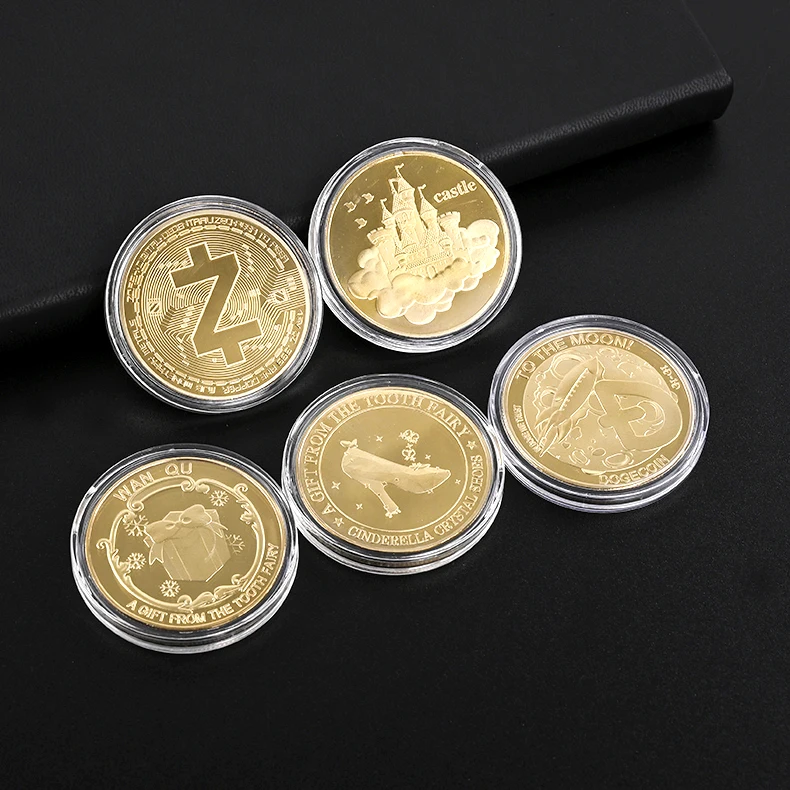 Custom Gold Silver Plated Funny Cute Dog Coins for Collectors