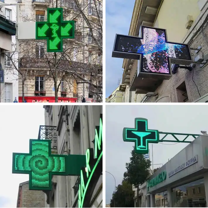 Apotheke A LED - Outdoor LED Sign for Pharmacy Display