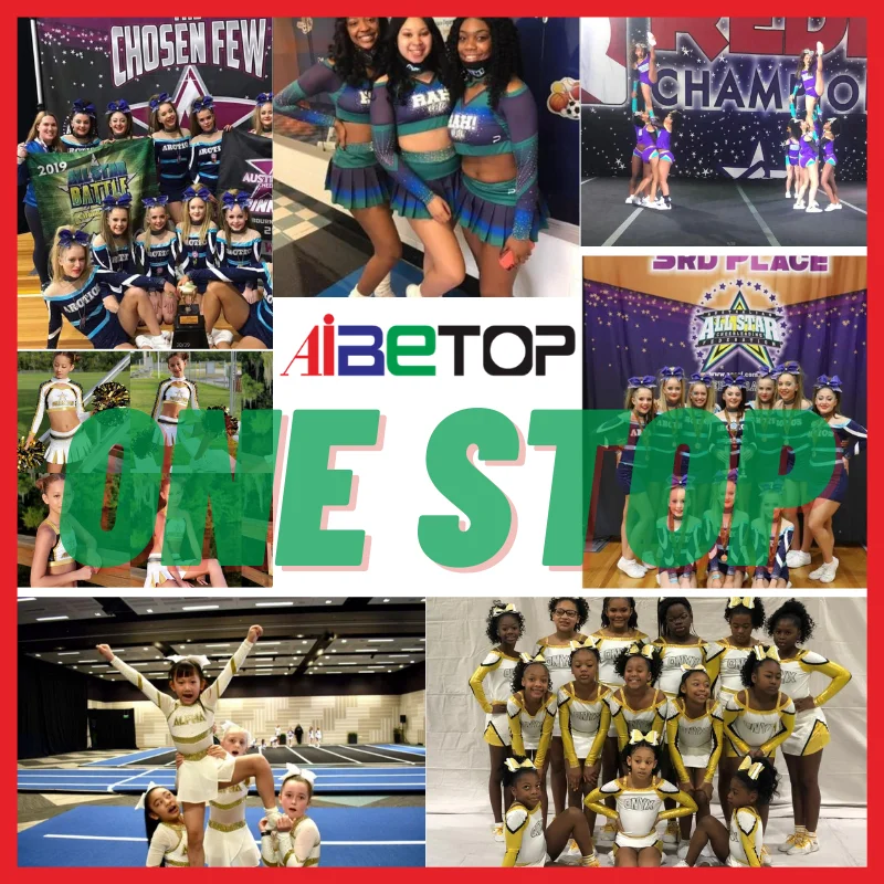 Wholesale Cheerleading Uniform Girls Custom Embroidery Logo Cheer ...