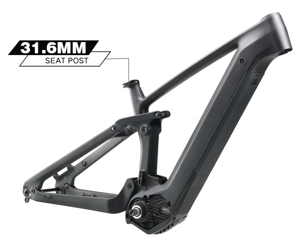 Ebike Battery Motor Kit - Carbon Fiber Frame 27.5ER 29ER with Bafang ...