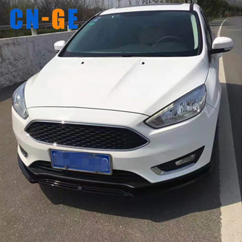 Three-Segment Front Lip Bumper Lip for Ford Focus MK3.5 2012-2018 PP ...