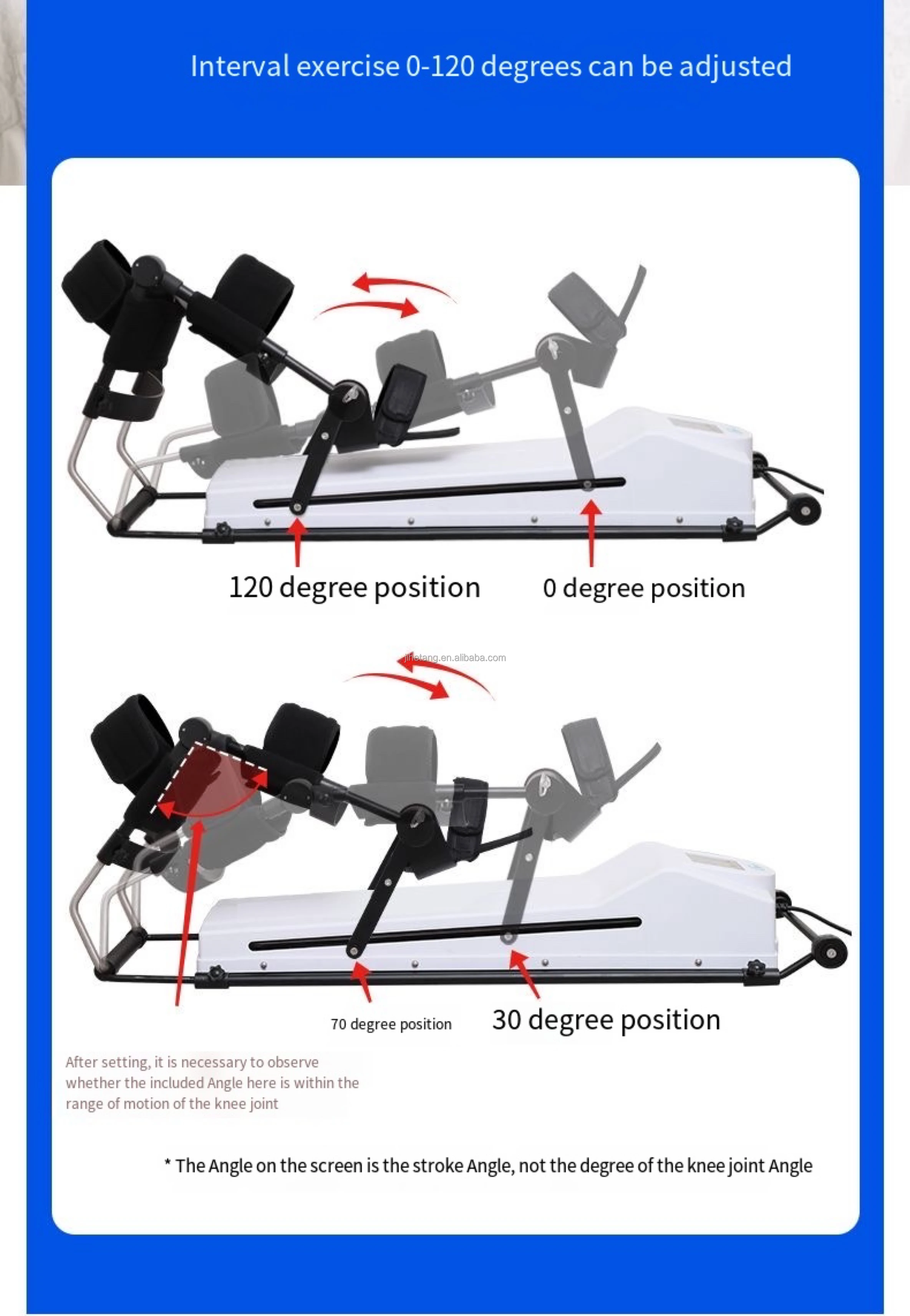 Electric Pneumatic Hand Leg Knee Joint Rehabilitation Machine