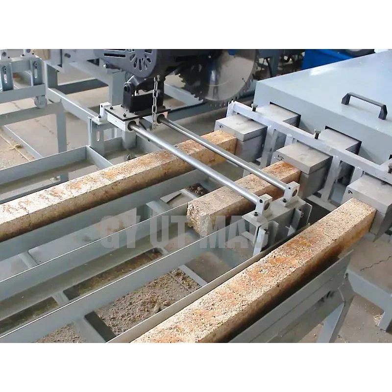 UT Compressed Wood Sawdust Block Making Machine - Easy Operation