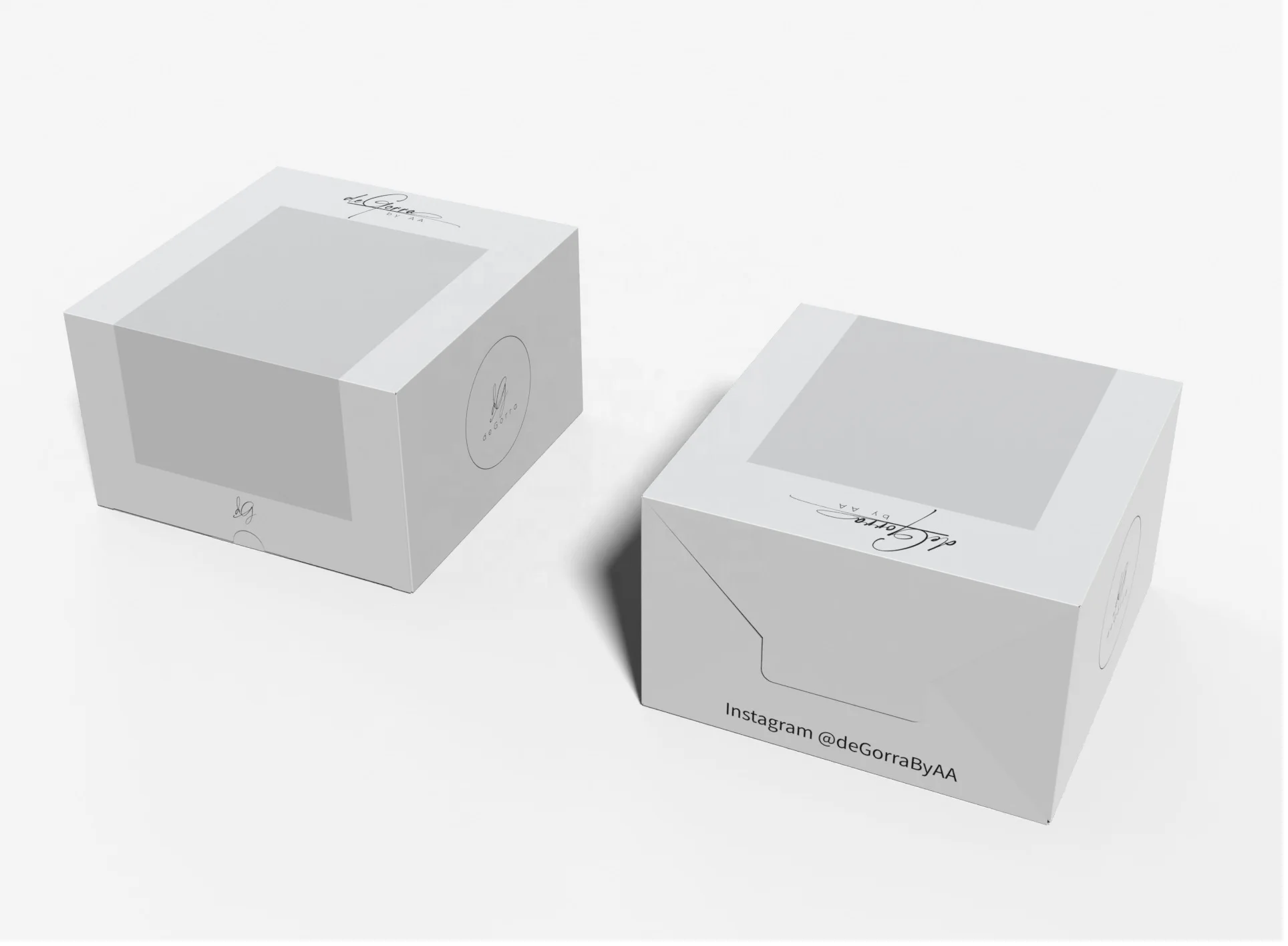 Box011 - Customizable Hat Packaging with Clear PVC Window