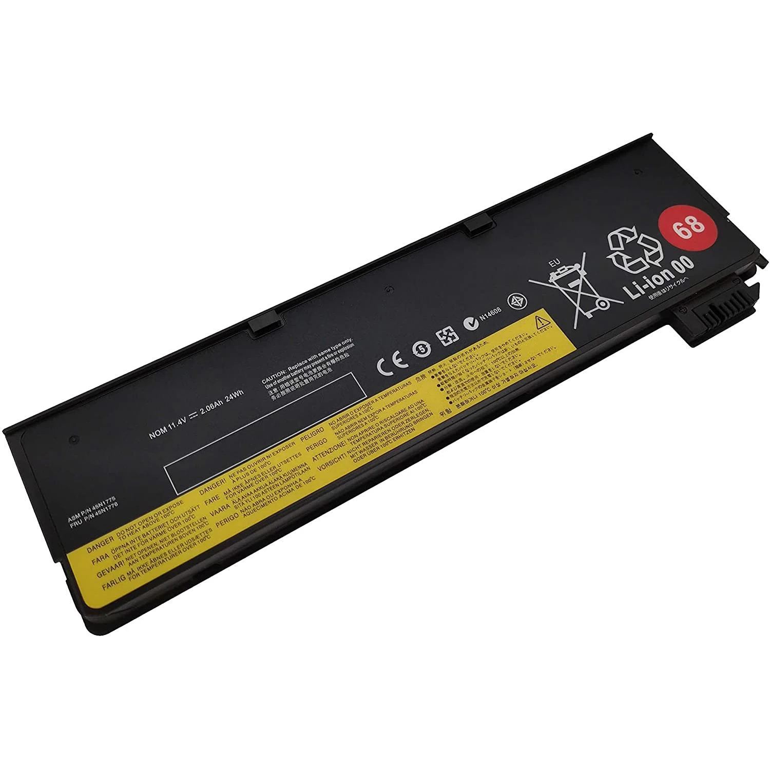 45N1775 Battery - Lenovo Thinkpad X250, T450, T460 Replacement