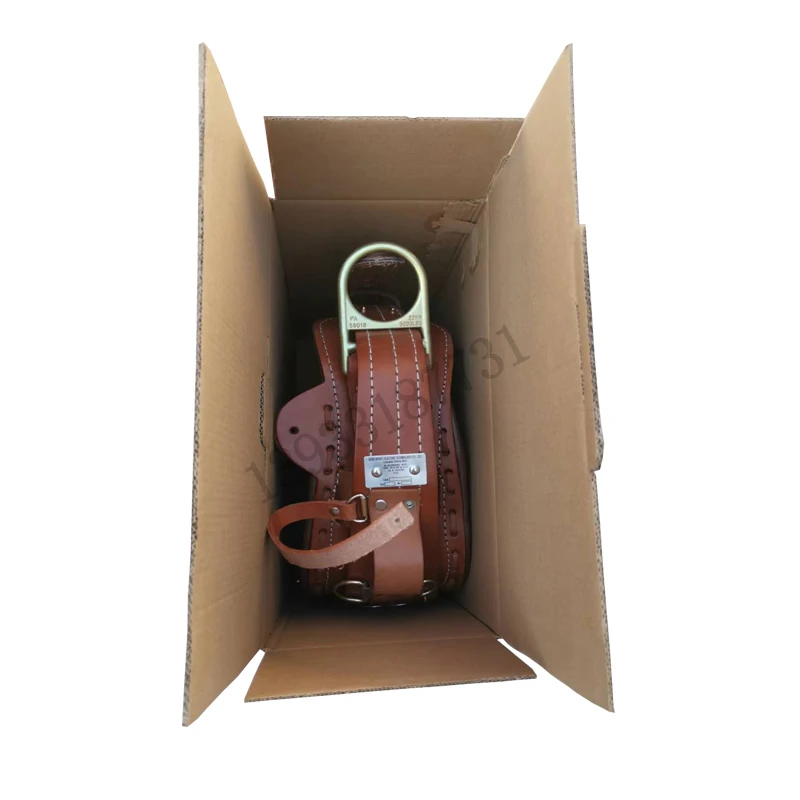 Semi-floating Comfortable Lineman Leather Body Belt With D Rings - Buy ...