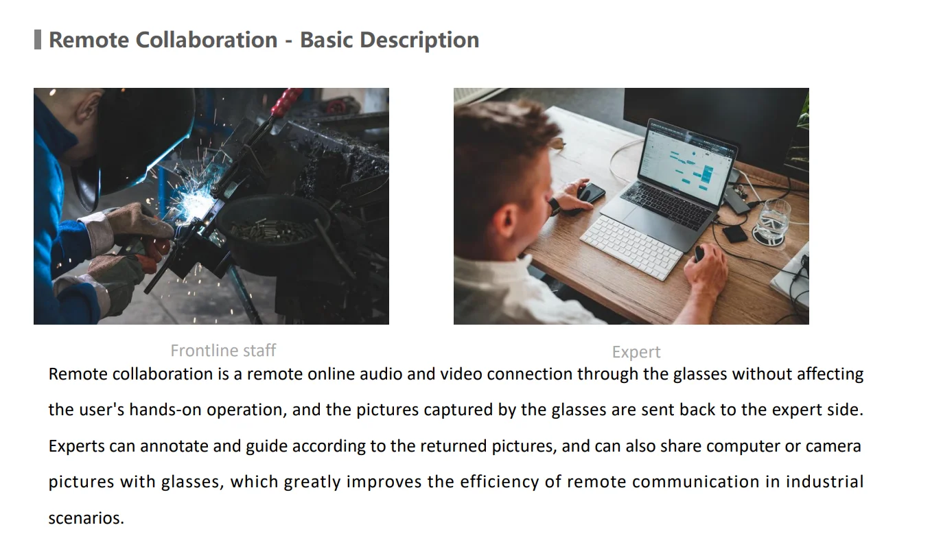 Augmented Reality Lens Optical Waveguide AR Glasses for Remote ...