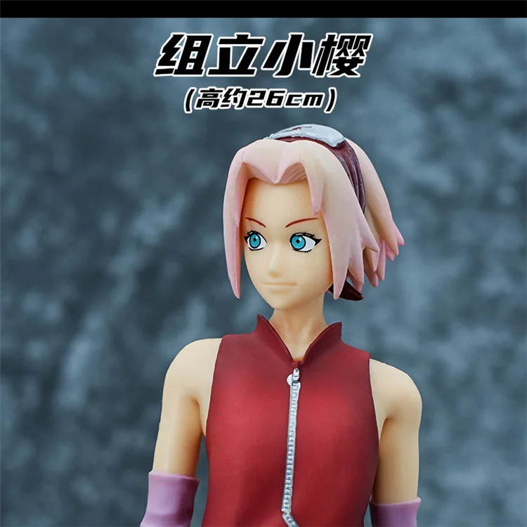 26cm Anime Narutos Konoha Haruno Sakura Action Figures Model Toys - Buy ...