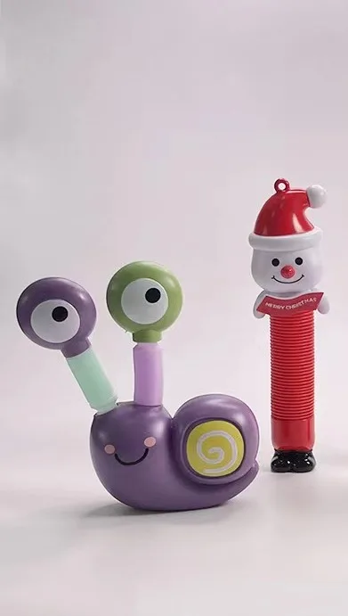 Snail Pop Tubes Sensory Fidget Toys Telescopic Tube Toys Retractable ...