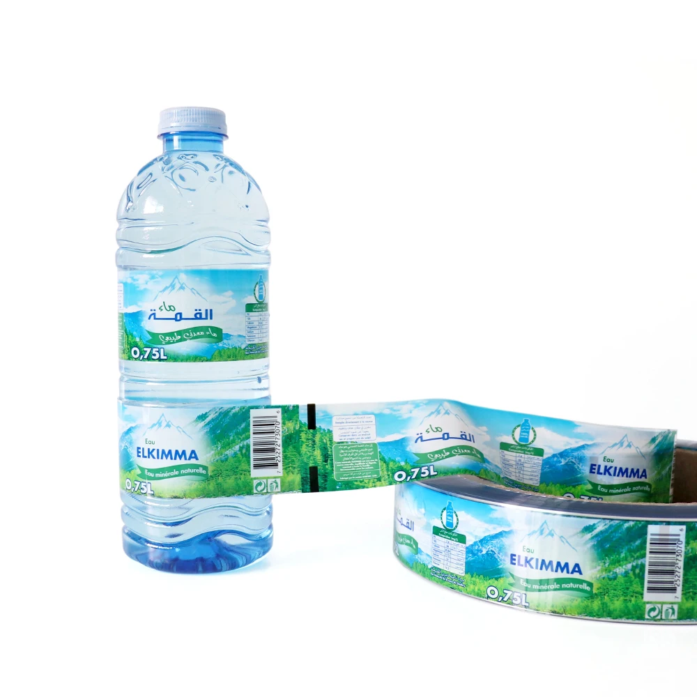 Custom Mineral Water Bopp Bottle Paper Labels Water Bopp Labels Roll ...