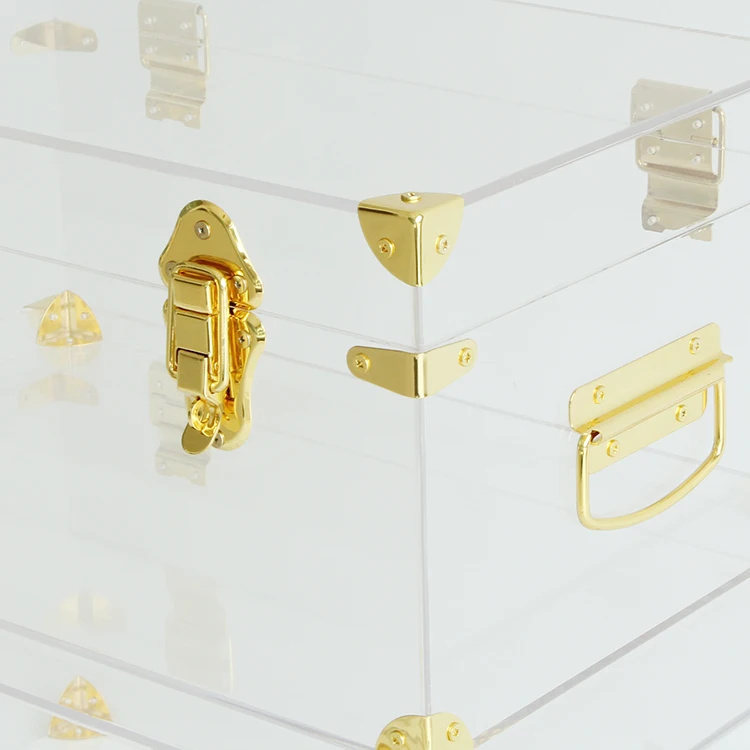 Set of 2 Acrylic Trunks - Elegant Storage Solutions