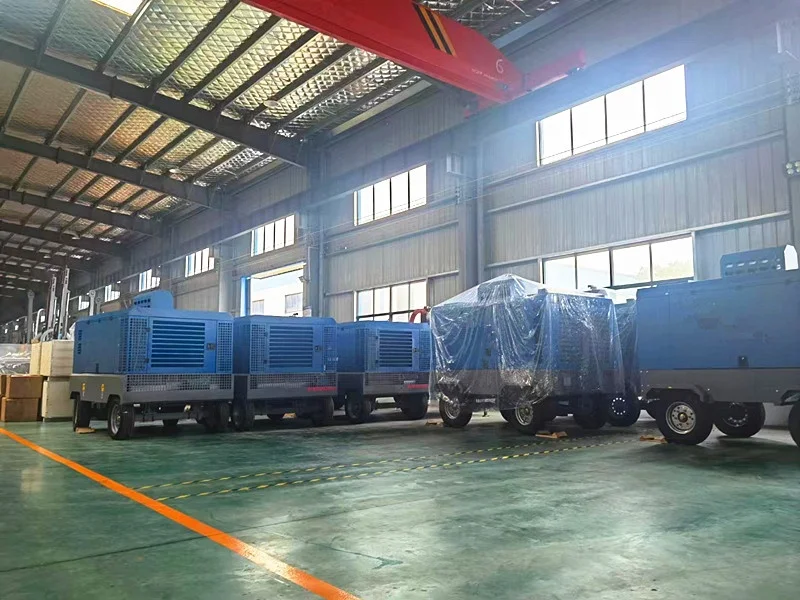 Airstone Portable Diesel Screw Air Compressor - 350 CFM