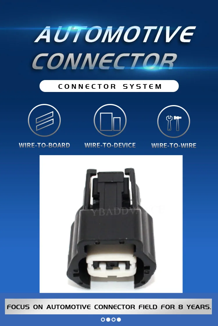 2 Pin Female Fuel Injector Plug Connector 6189-0773 6918-1594 For ...