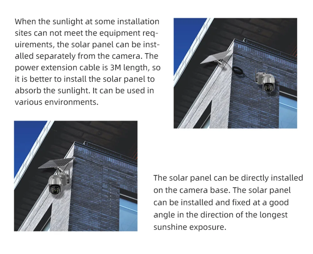 ENSTER Ubox Solar PTZ Camera WIFI Battery Camera Outdoor CCTV ...