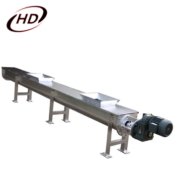 U Type Hopper Auger Screw Conveyor Machine For Powder Or Granules - Buy ...