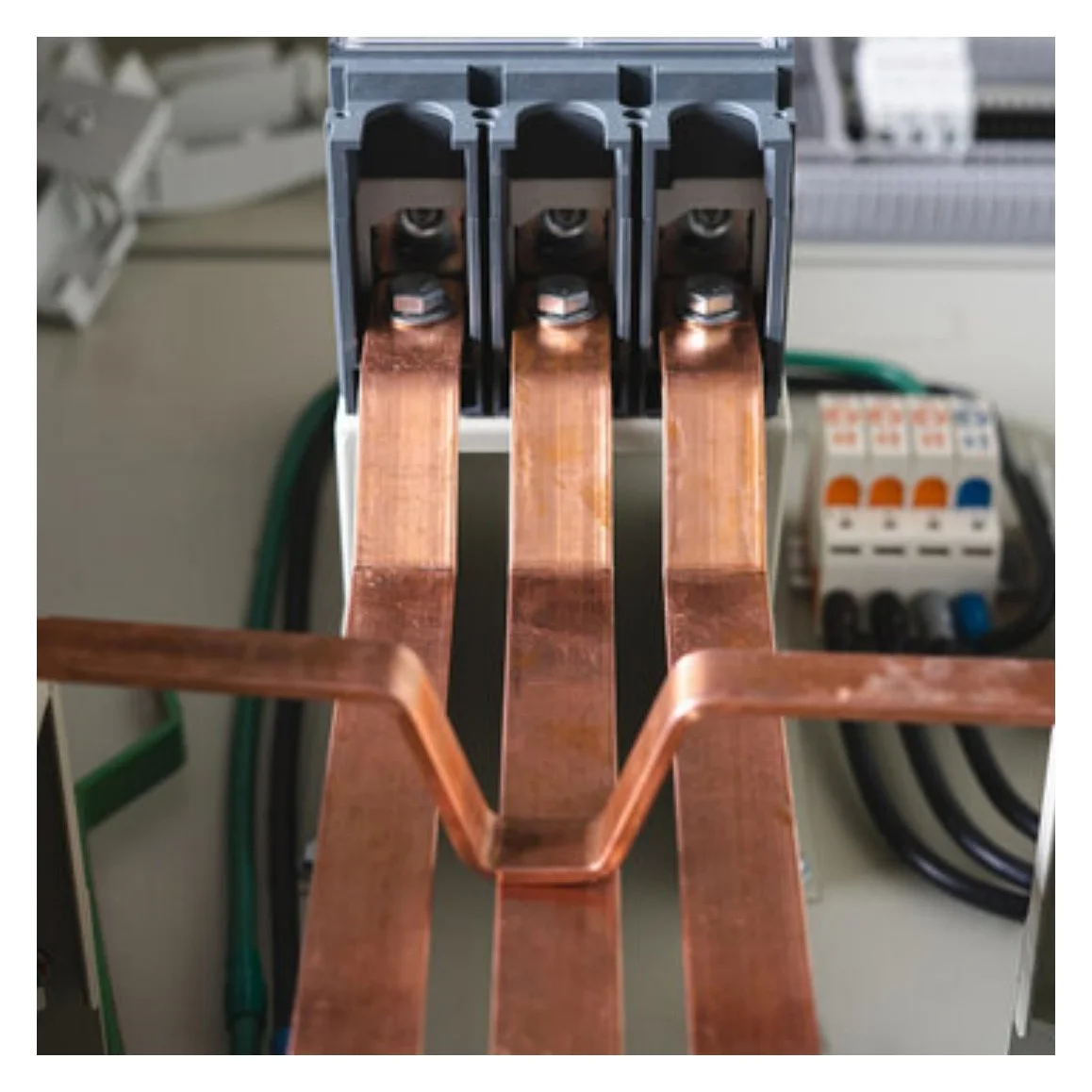 Tinned Copper Connector Laminated Electrical Busbars Fabricated Busbars ...