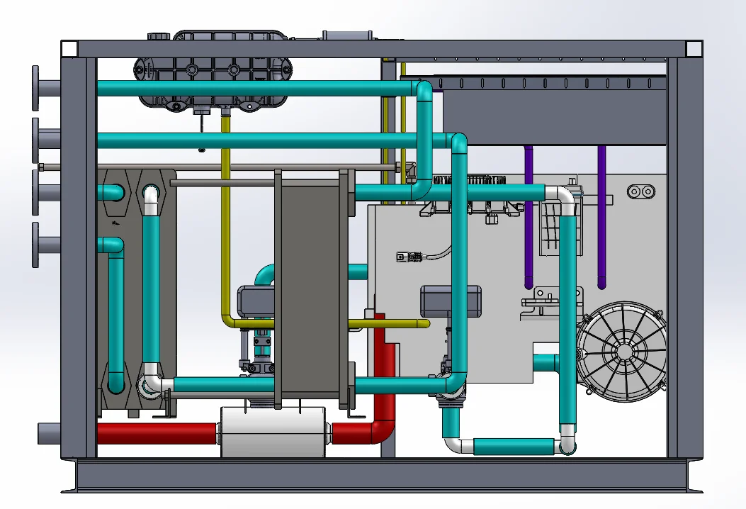 100kw to 1MW PEM Hydrogen Fuel Cell Power Generators