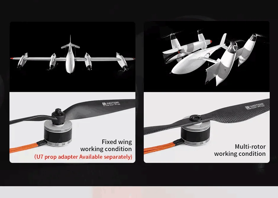 T-motor Mn4112kv420 Hollow Shaft High Efficiency Electric Outrunner ...