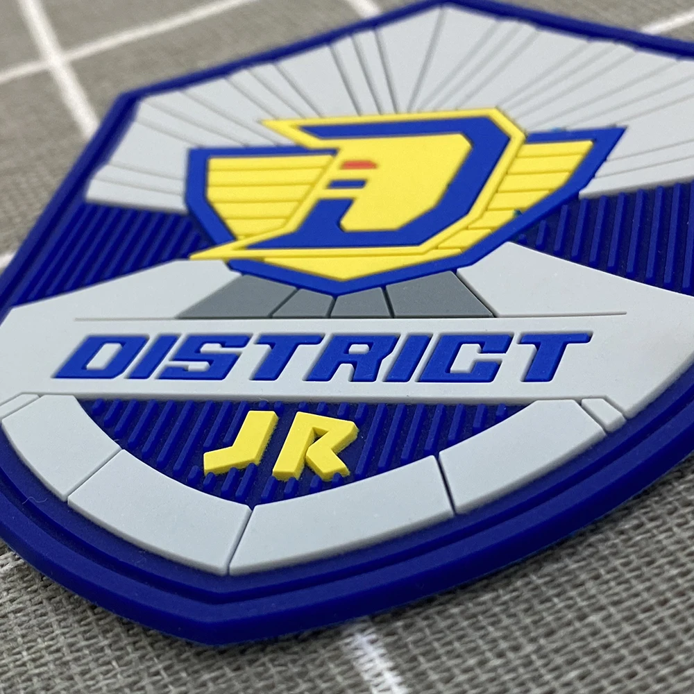 Custom 2D 3D Effect Custom Soft Rubber Logo PVC Badges Iron On PVC ...