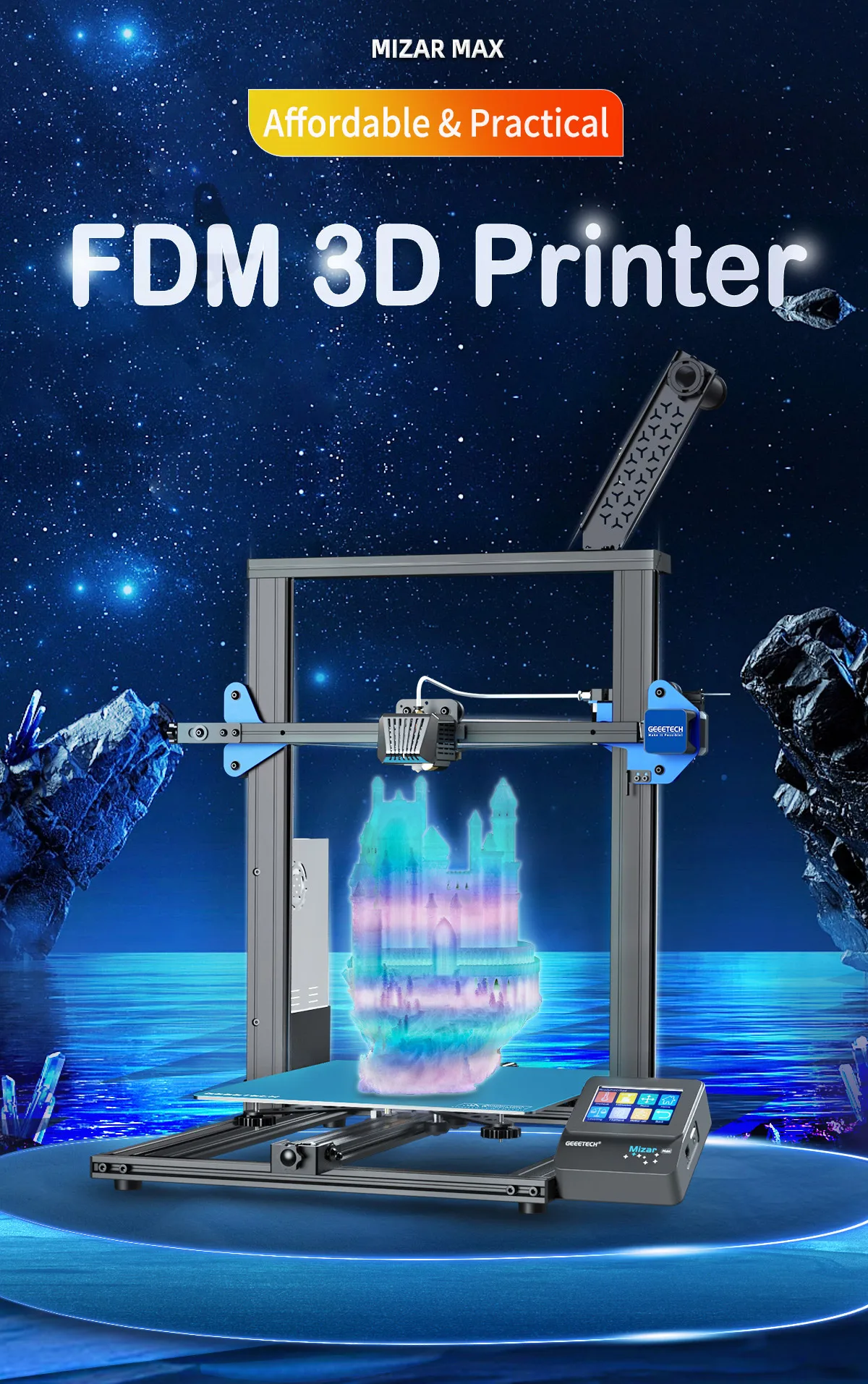 Geeetech Architecture Model 3d Fdm Printer High Precision Printing Ce ...