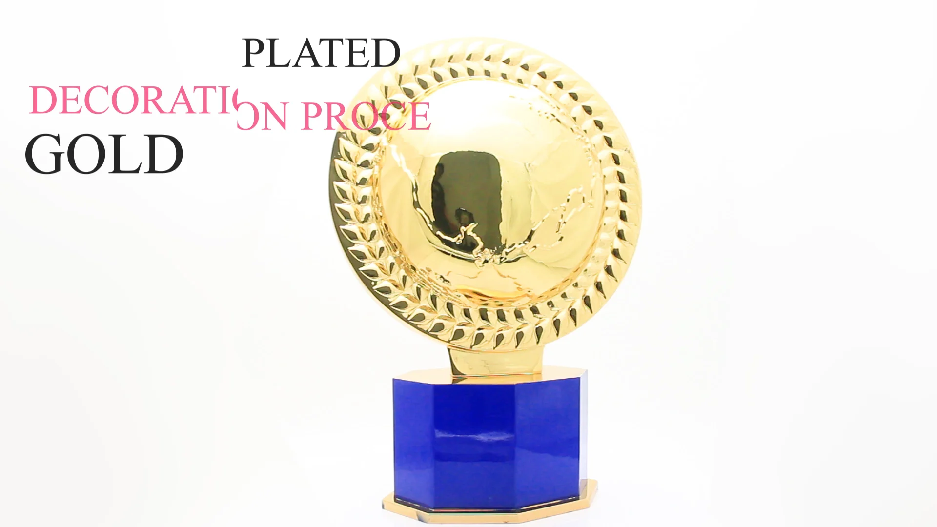 Maker Trophies Gold Custom Gold Awards World Series Design Award Metal ...