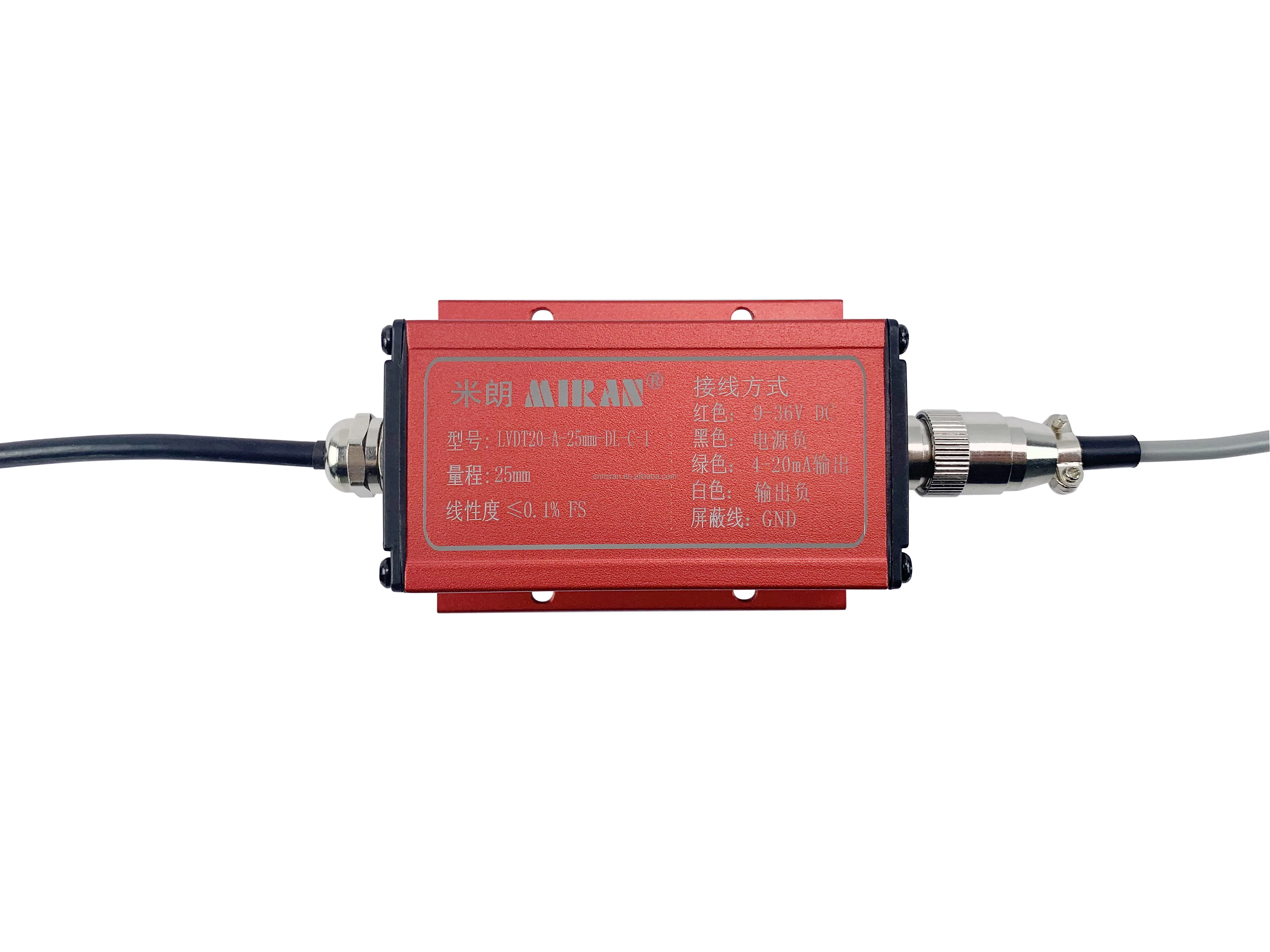 Spring Loaded LVDT20 Transducer - Precision Displacement Sensor
