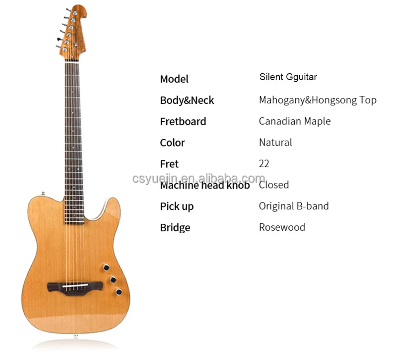 Oem Brand Customized Electric Acoustic Silent Guitar Factory Wholesale ...