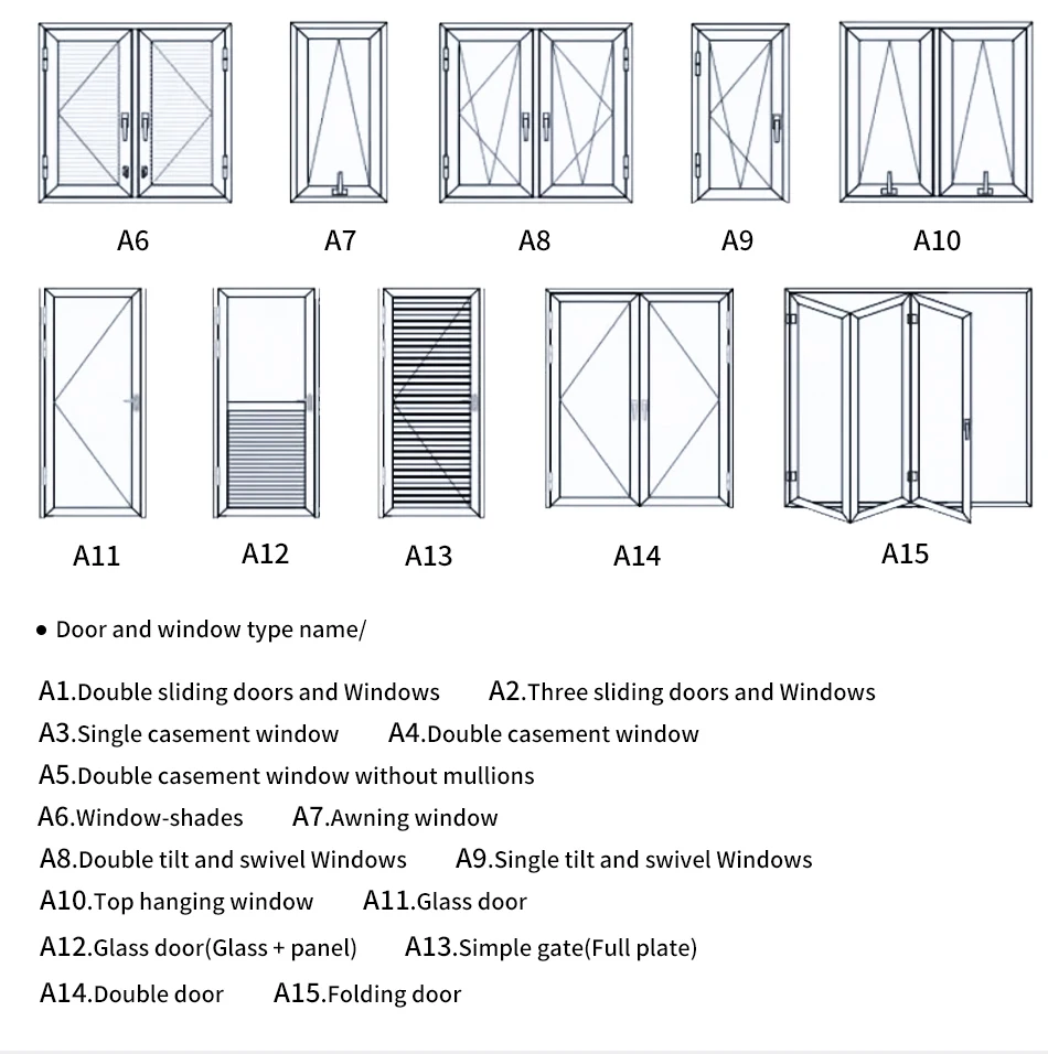 Y-TOP 2023 House Exterior Bifold Accordion Soundproof Doors Automatic ...
