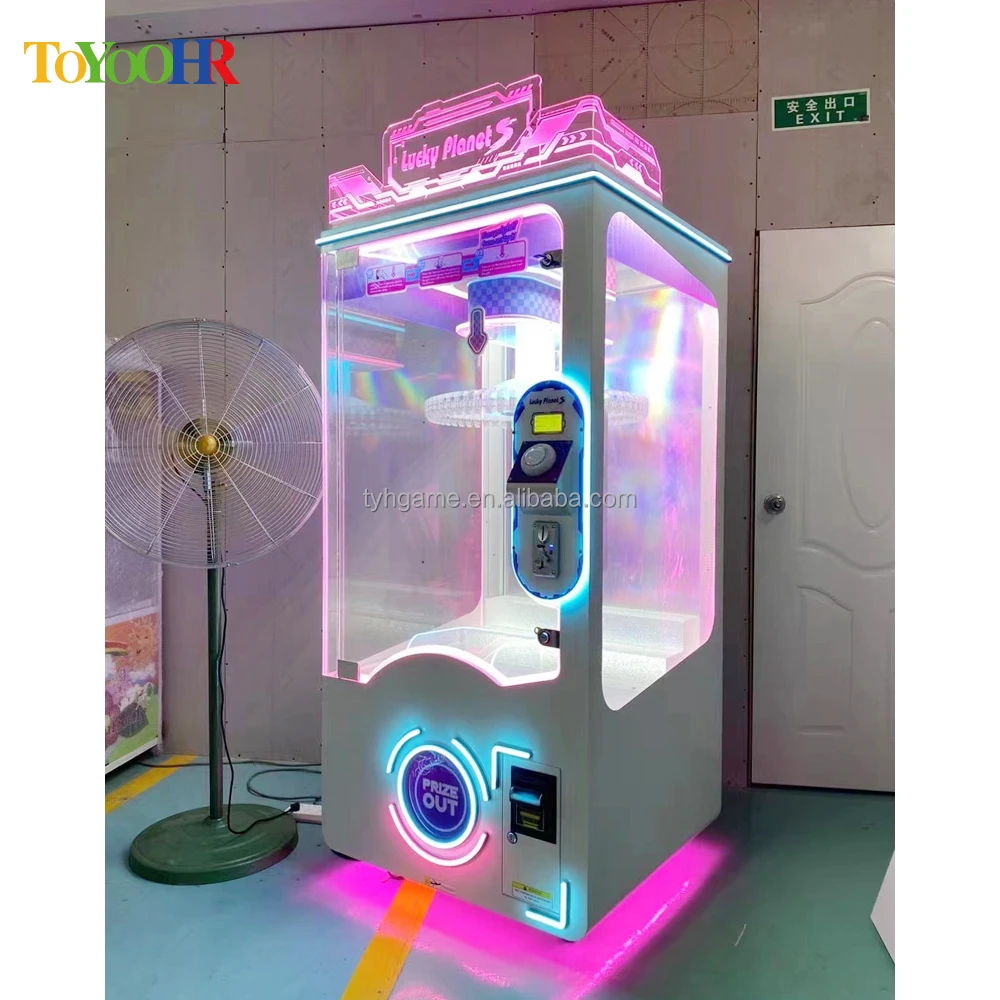 Quality Prize Vending Game Toy Clip Machine Lucky Planet Toy Game Clip ...